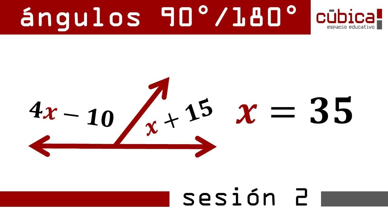 Ángulos 90 y 180 - Sesión 2 #cubicaee #matemáticas #ángulos - YouTube