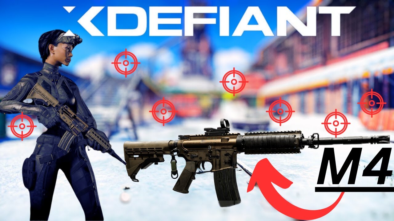 THE M4 IN X-DEFIANT IS A LAZER!!!!! - YouTube