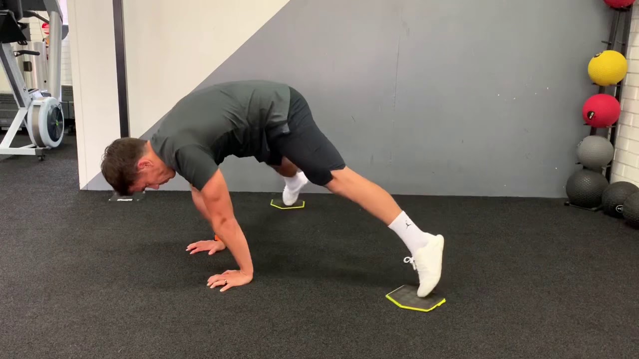 Straight Leg Slide Throughs - YouTube