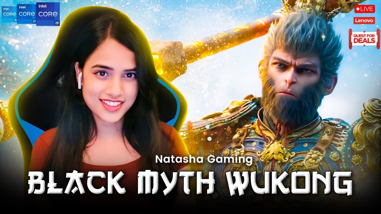 Natasha Live With Black Myth Wukong🔥Level Up Your Game-Lenovo Quest for ...