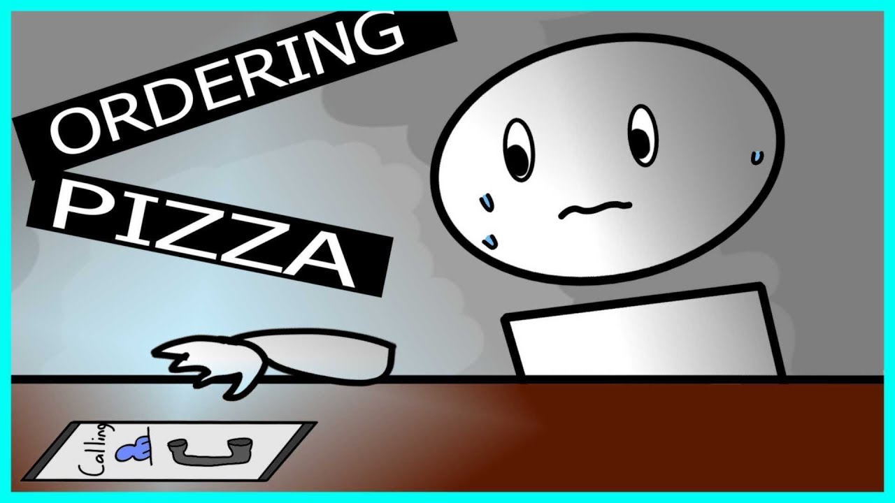 The Struggle of Ordering Pizza (funny animated story-time) - YouTube