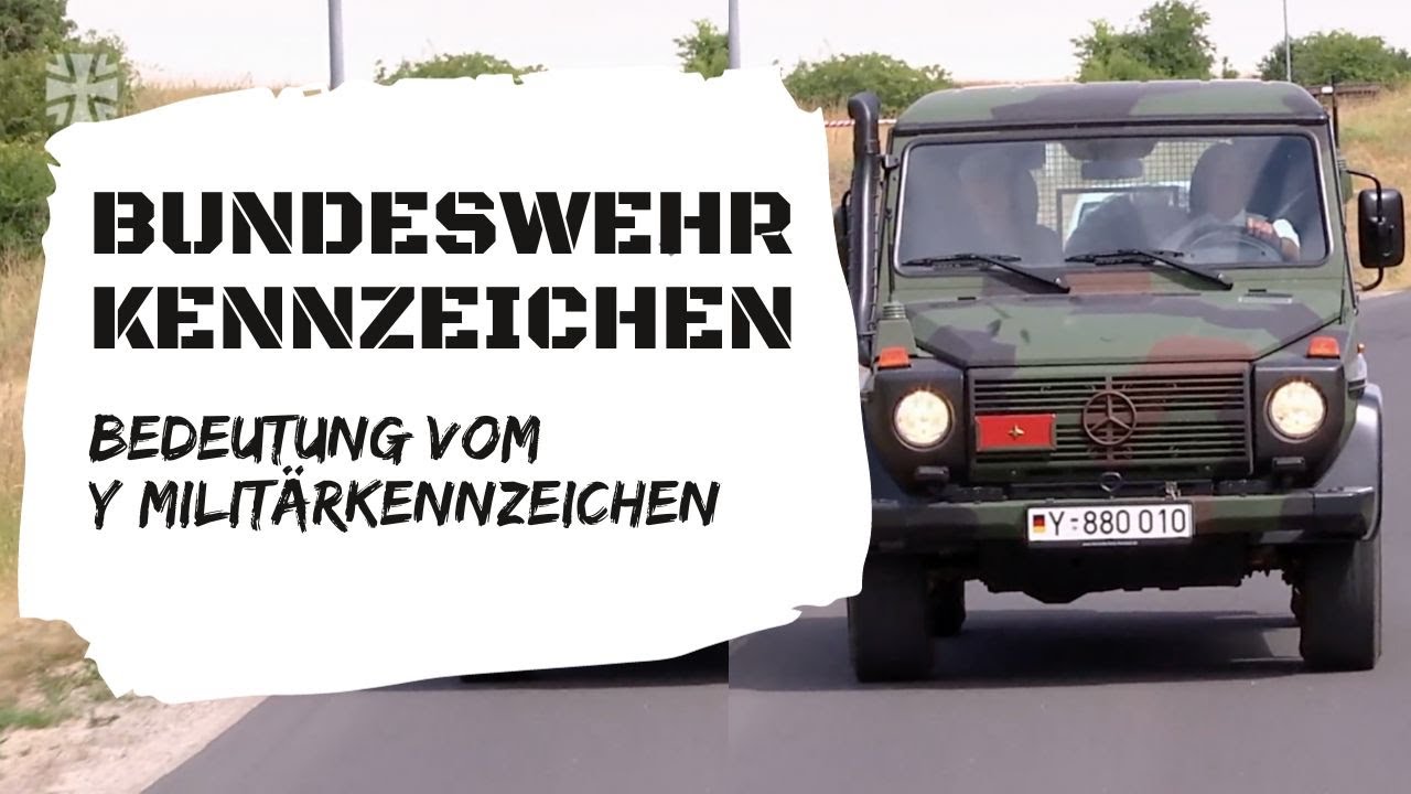 Bundeswehr Kennzeichen. Bedeutung vom Y Buchstaben & Aufbau der ...