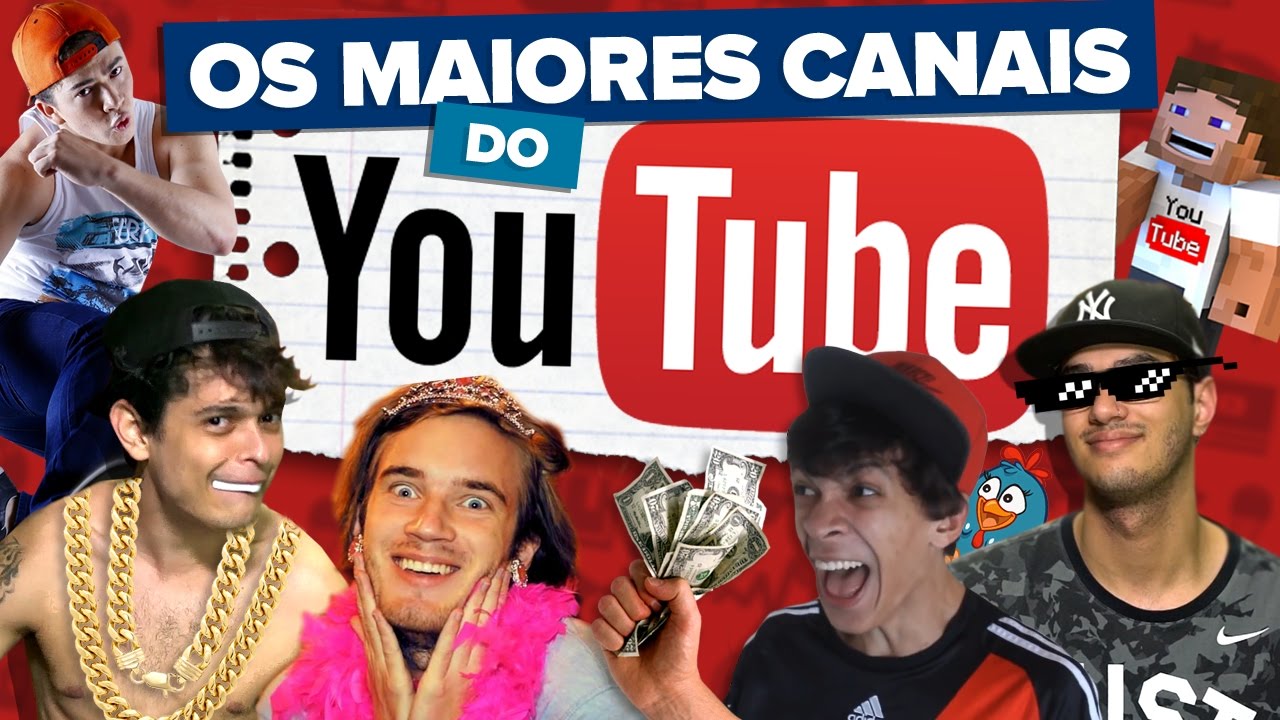 Os Maiores Canais Do Youtube Youtube