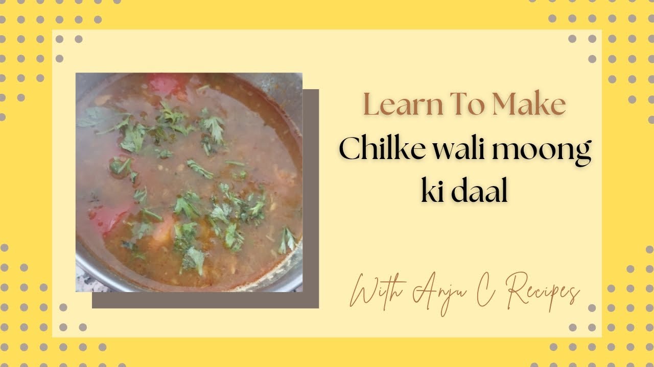 Chilke wali moong ki daal - YouTube