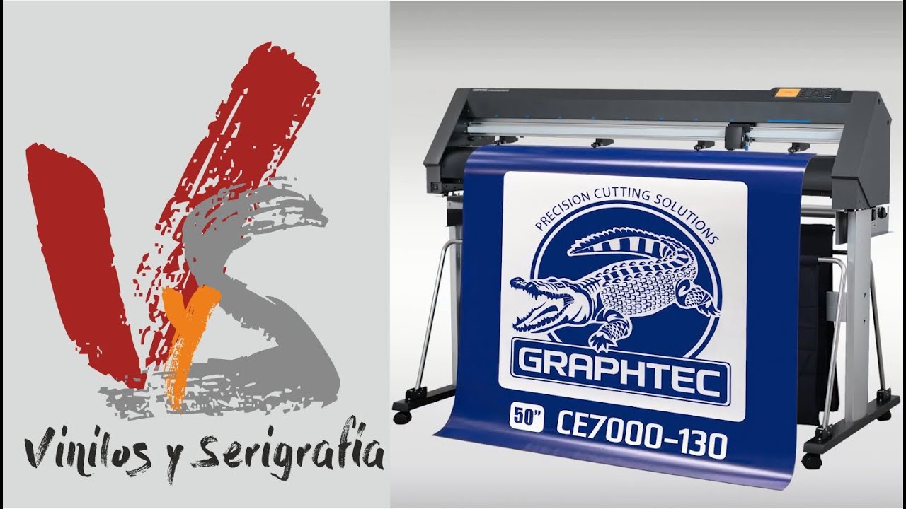 GRAPHTEC CE7000 PLOTTER DE CORTE PROFESIONAL- SUBTITULADO - YouTube
