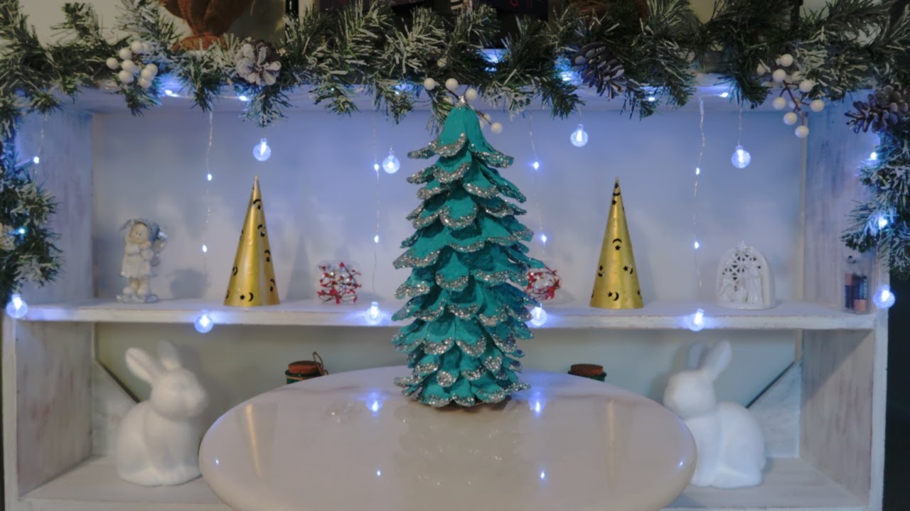 DIY Ялинка з фольги * Christmas tree * DK Craft Time - YouTube