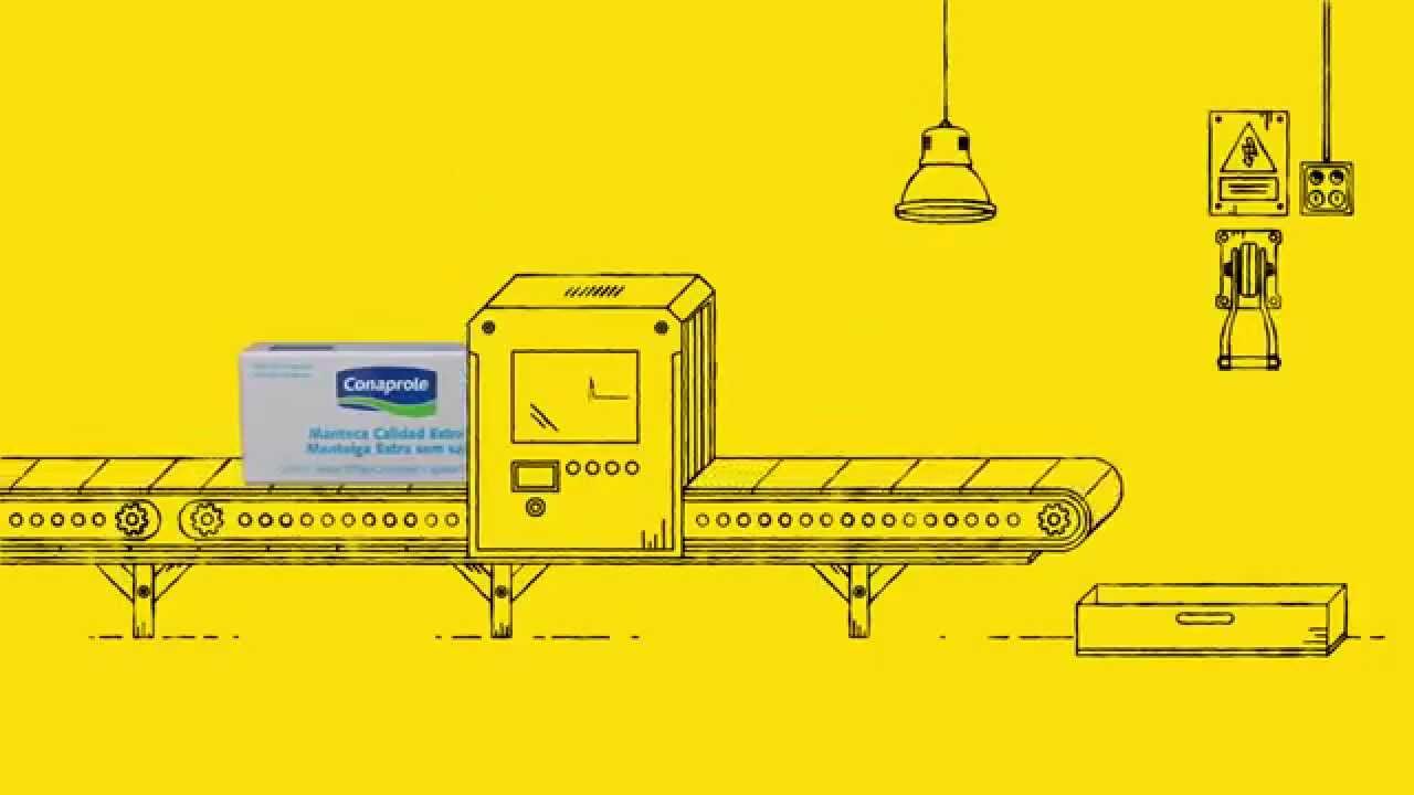 Manteca Conaprole cinta transportadora - YouTube