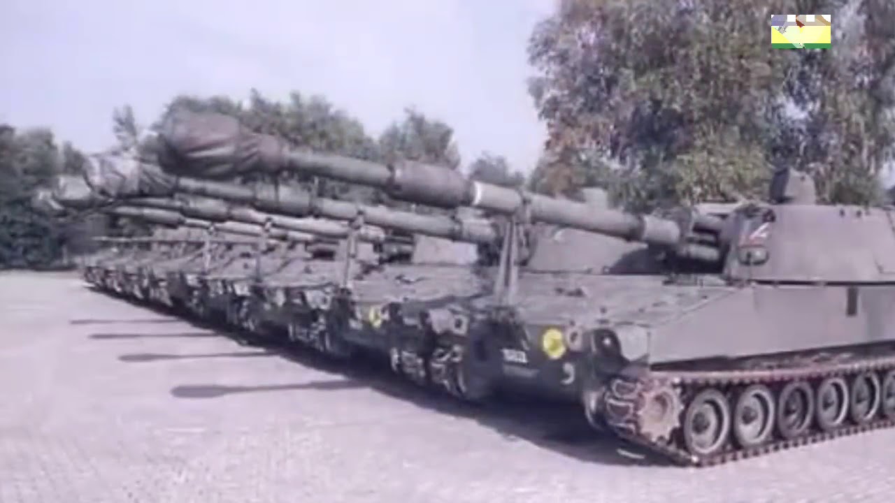 TNI TERIMA Hibah dari norwegia 18 Unit Meriam Howitzer M-109A4BE - YouTube