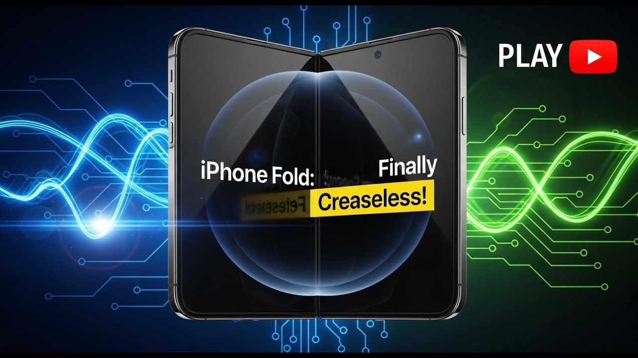 iPhone Fold is Finally Creaseless! The Liquid Metal Hinge & New Design ...