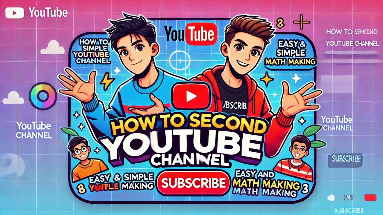 How to second youtube channel ||Easy And Simple Method || For My ...