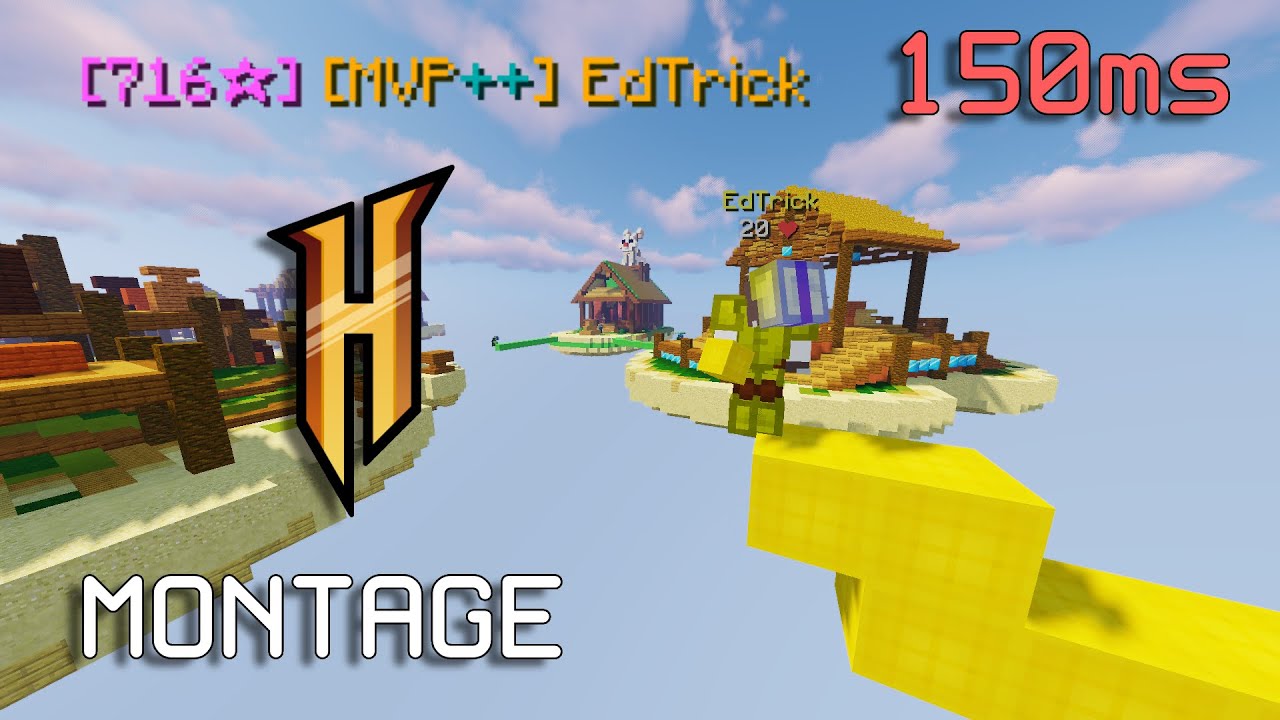 SKILL OVER PING - EdTrick's montage - Hypixel - YouTube