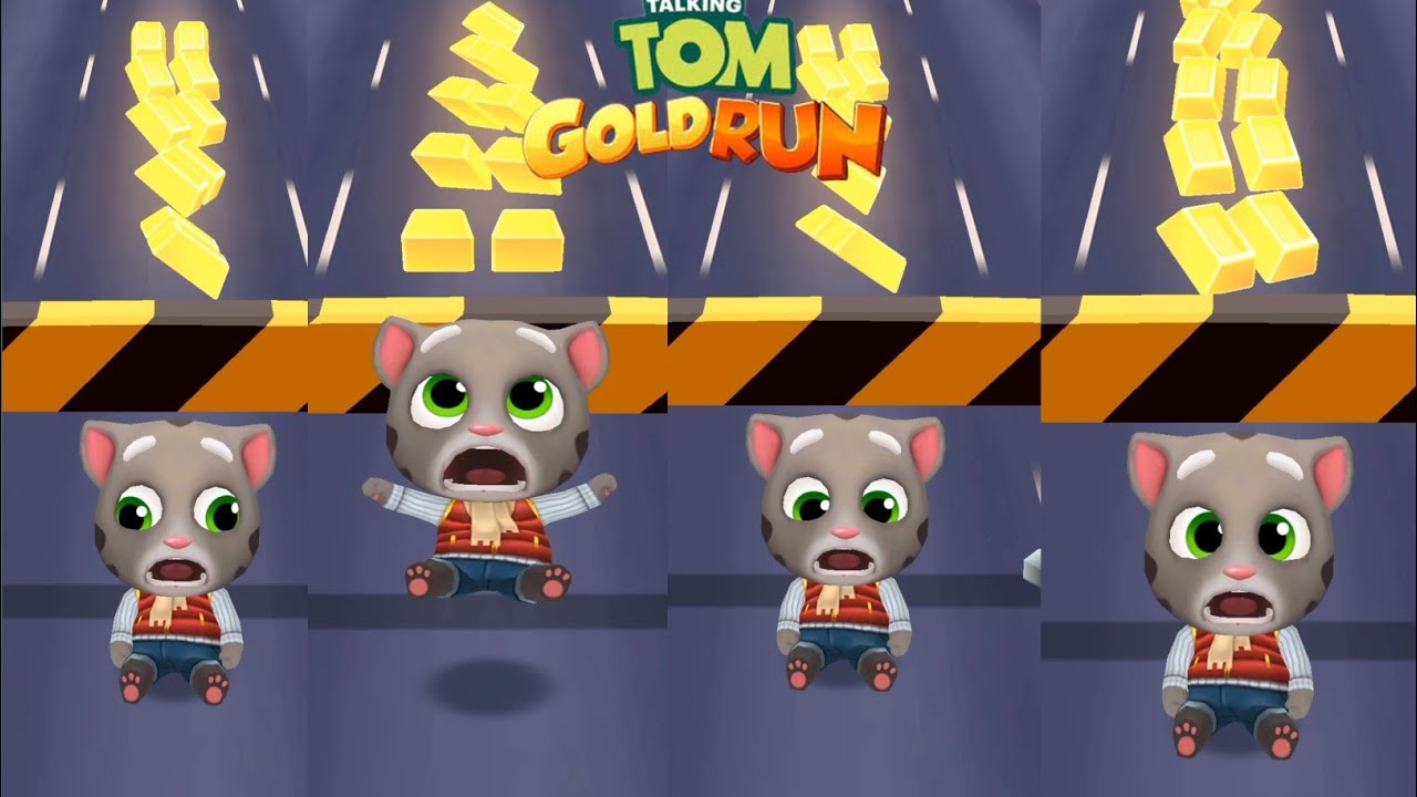 Talking Tom Gold Run Train jumping - Frosty Tom - Android iOS Gameplay ...