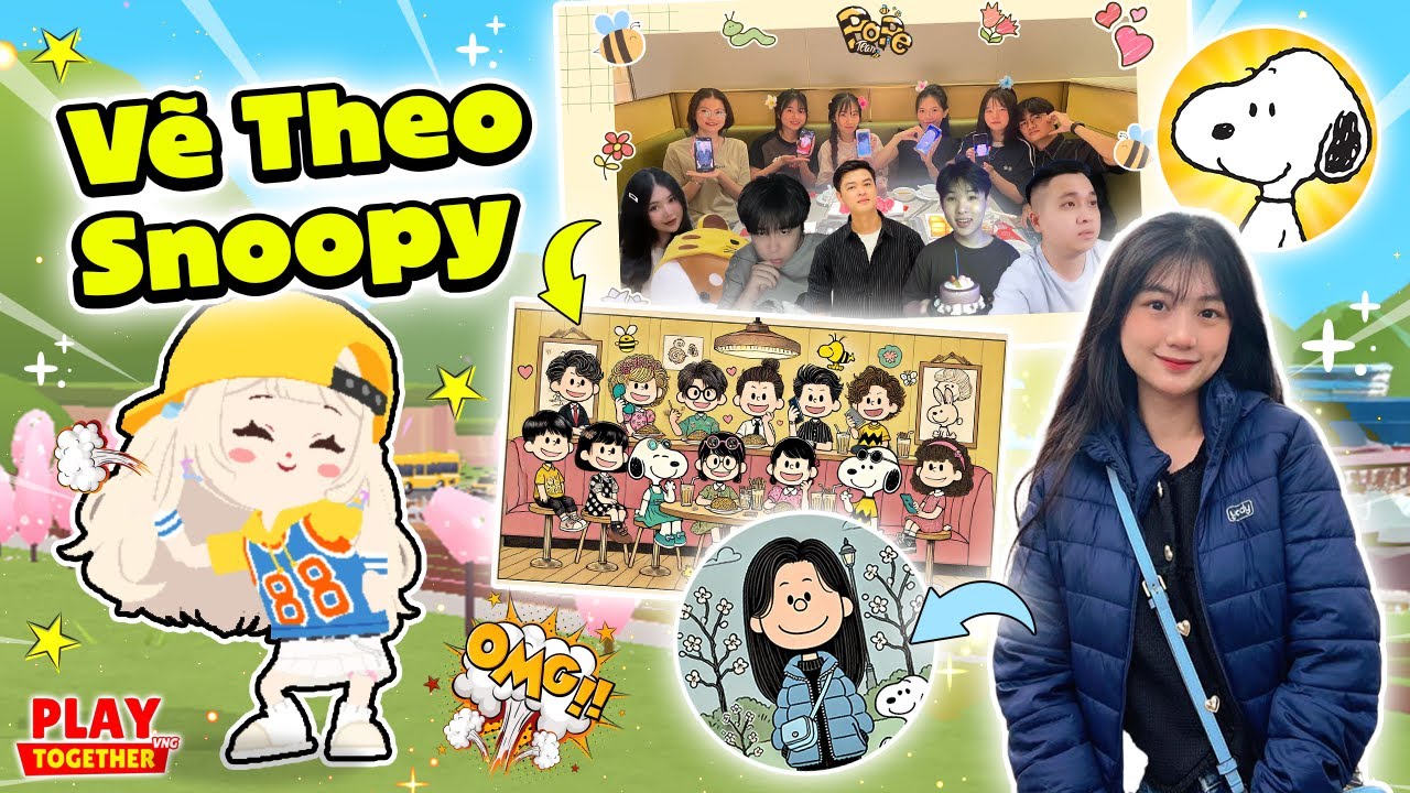Nhí Theo Trend Vẽ Pope Team Theo Phong Cách Snoopy Và Cái Kết | Play ...