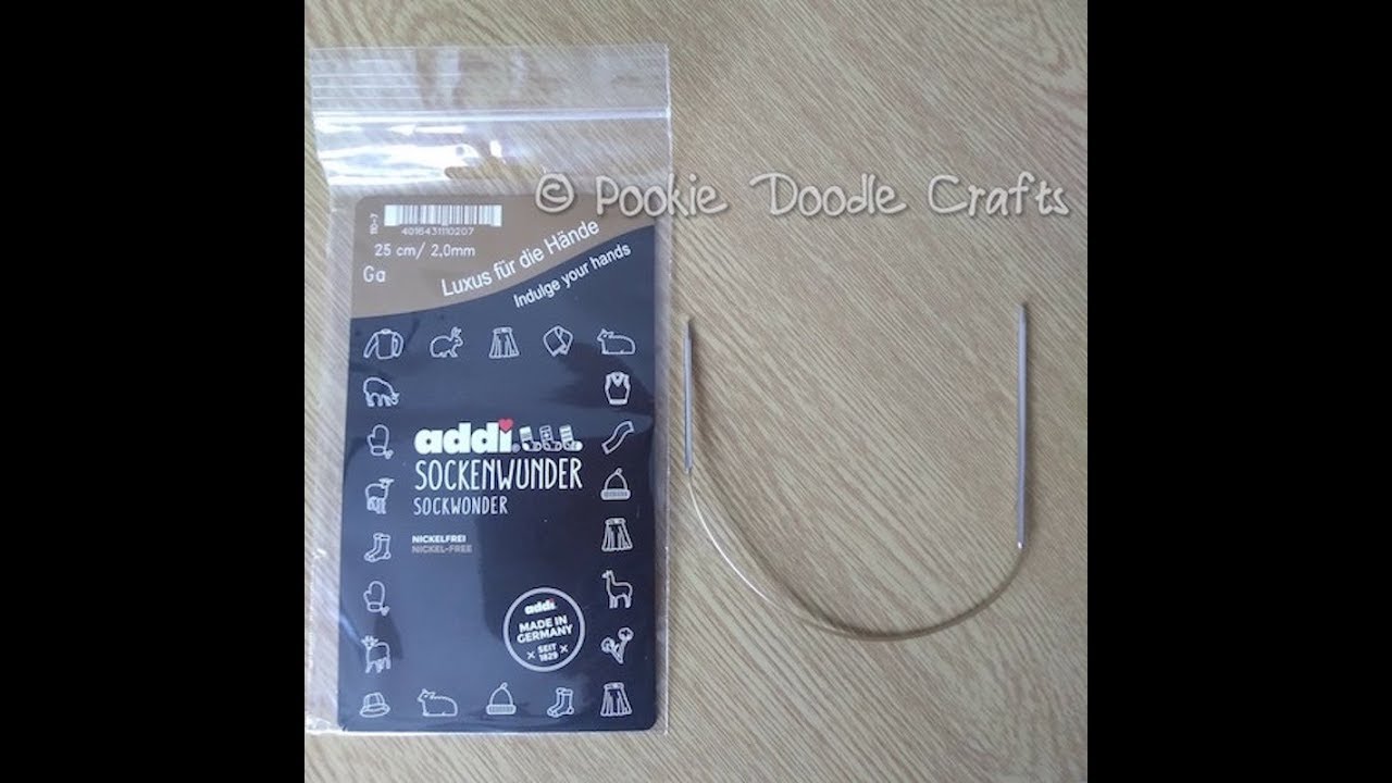 Addi Sock wonder small circular knitting needle review - YouTube