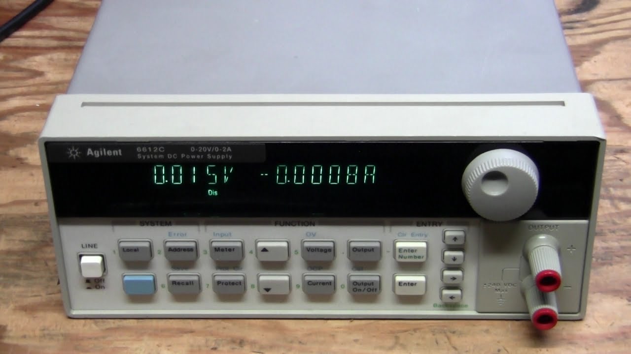 #5 - Agilent 6612C repair and testing - YouTube