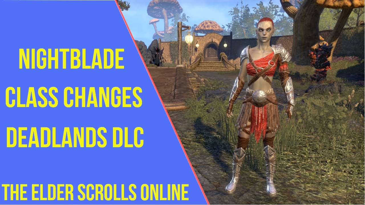 ESO Nightblade Class Changes - Deadlands DLC - YouTube