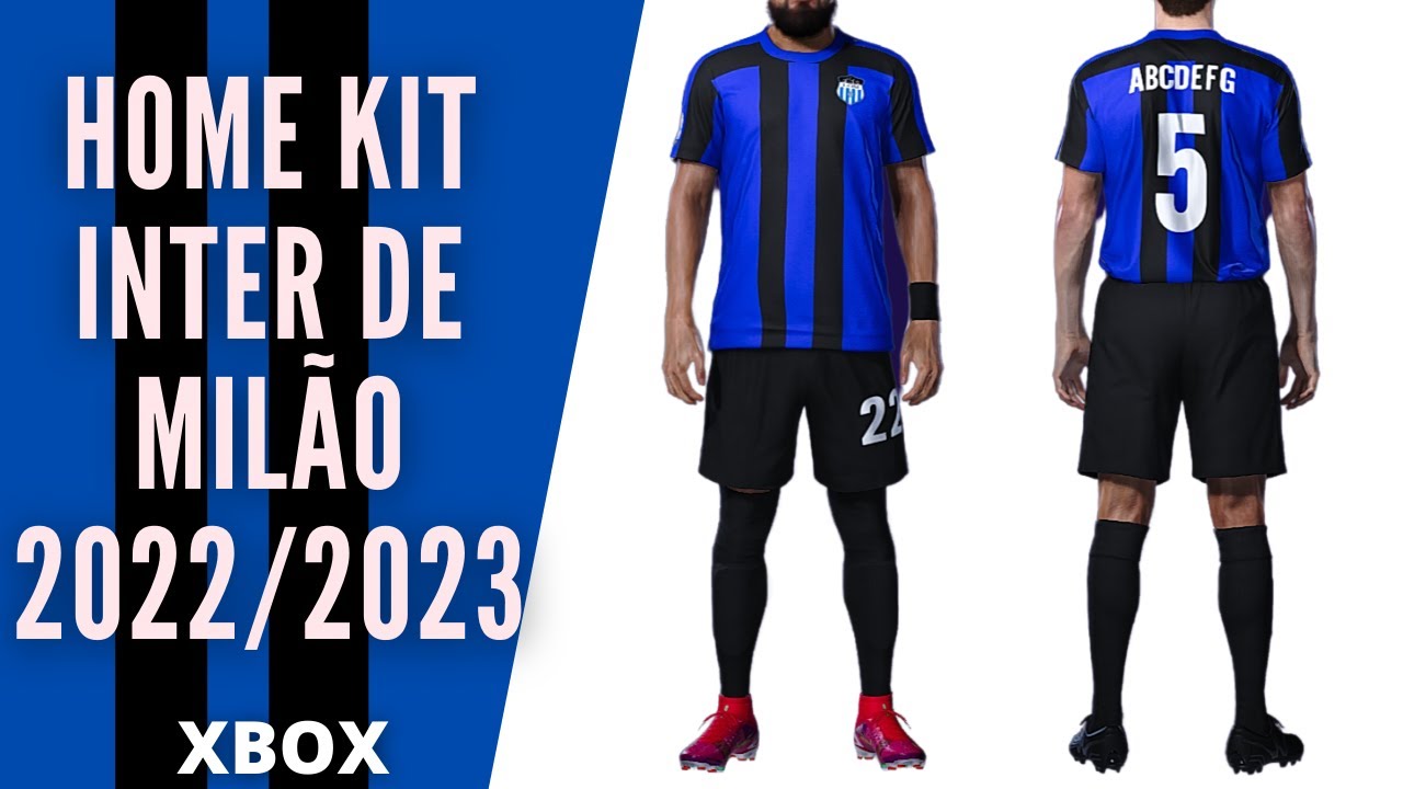 PES 2021 UNIFORME HOME KIT INTER DE MILÃO - YouTube