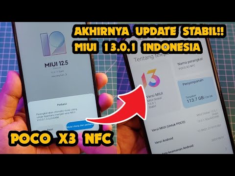 AKHIRNYA MIUI 13 ID POCO X3 NFC KEREN HANYA VERSI ID YANG BARU TERSEDIA!! CARA ATASI UPDATE ...
