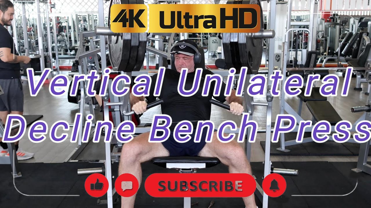 💪 Vertical Unilateral Decline Bench Press for Balanced Chest Power! 🏋️ ...