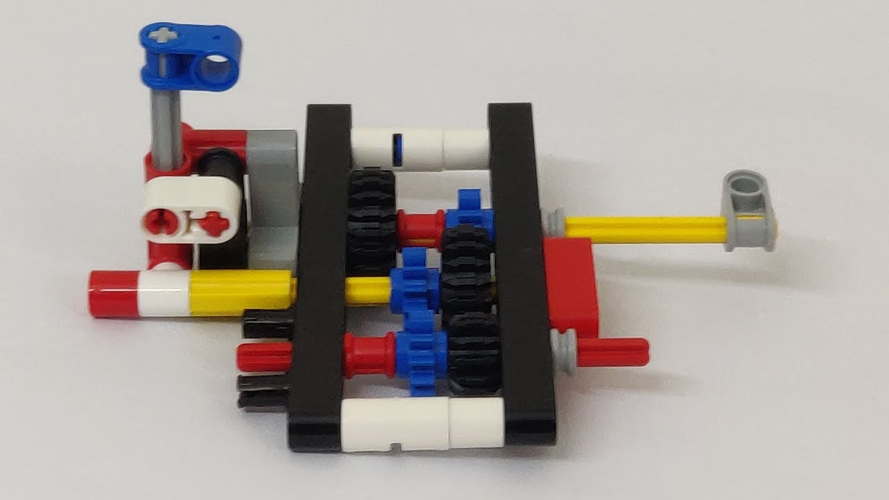 A two speed Lego gearbox with shifter - YouTube
