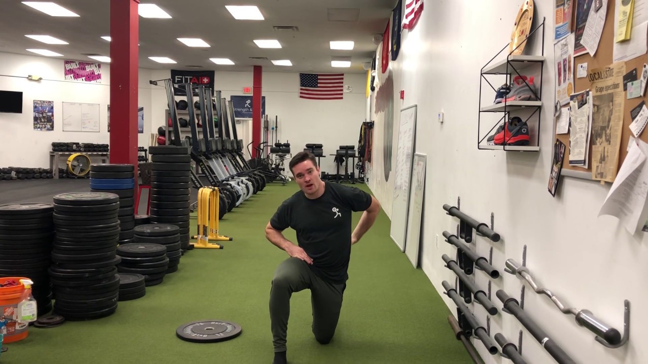 QL Stretch (Lunge with Sidebend) - YouTube