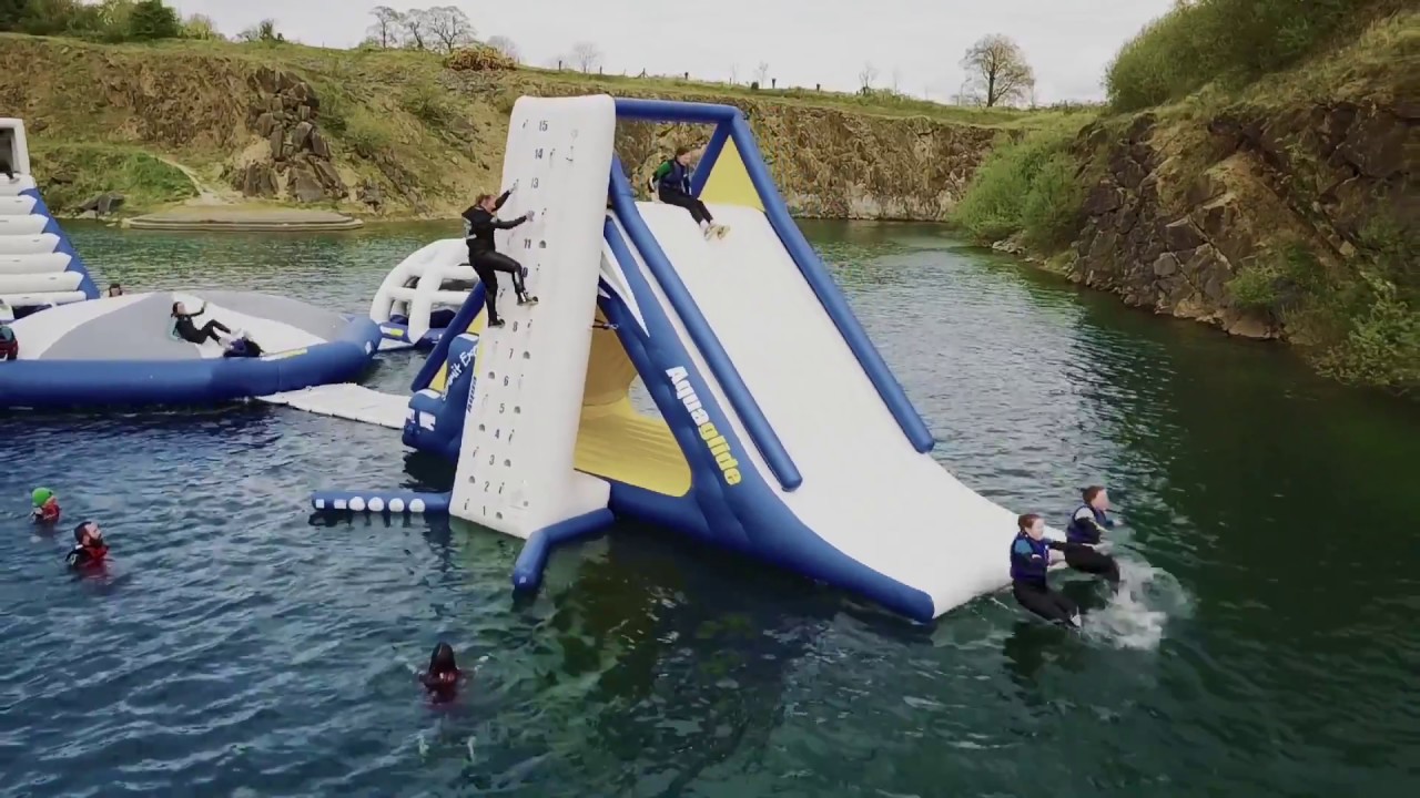 AQUAGLIDE Ballyhass Aquapark | Cork, Ireland - YouTube