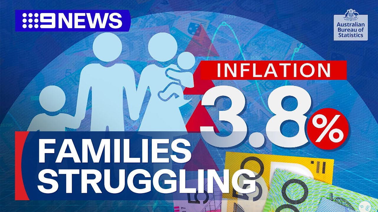 Working families hit twice as hard by cost of living increases | 9 News ...