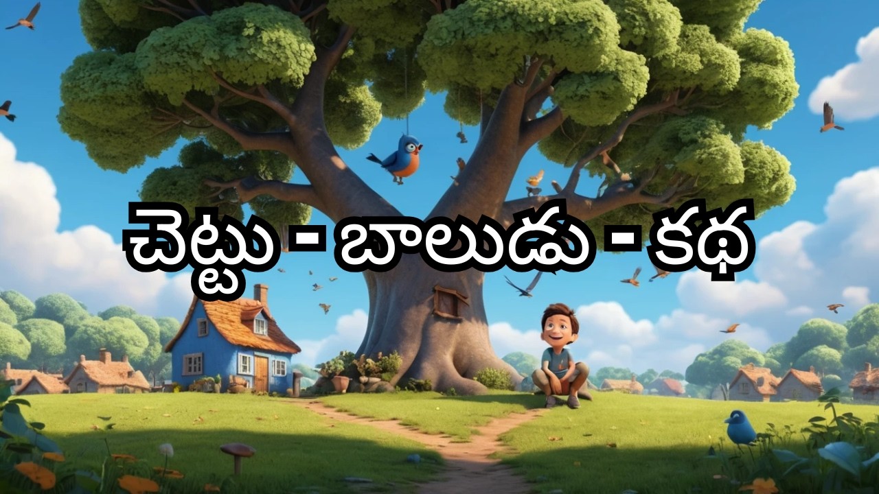 Tree sacrifice cartoon story in telugu | telugu cartoon stories - YouTube