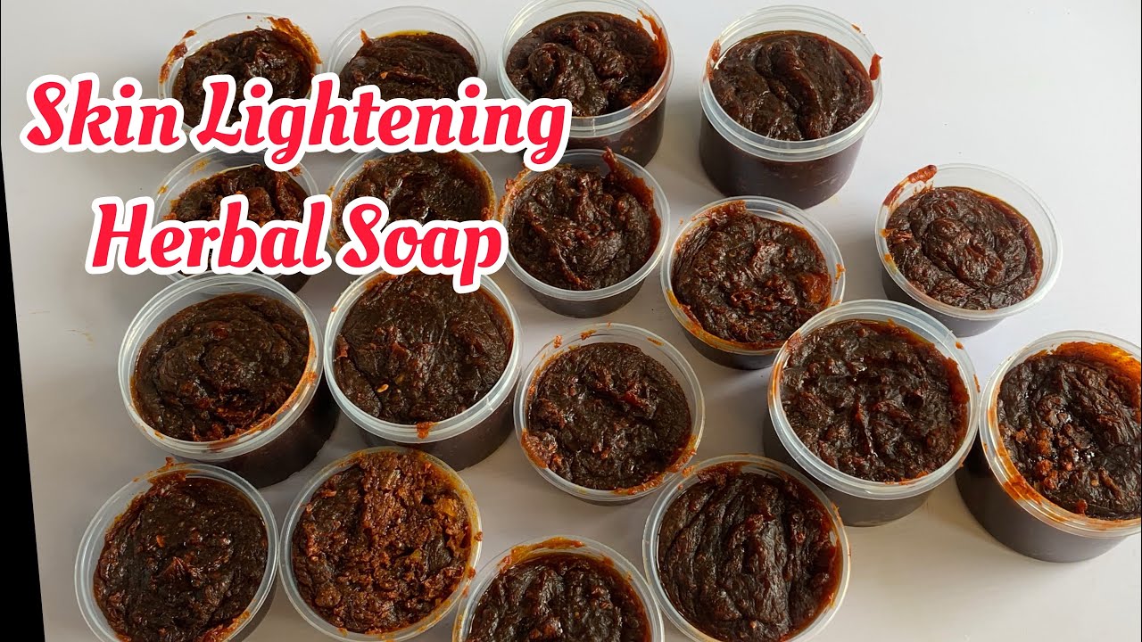 Step by Step method on Skin Lightening Herbal Soap at home - YouTube