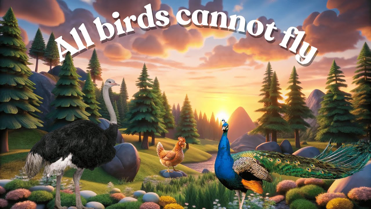 All Birds Cannot Fly | 3rd STD | English #librare - YouTube