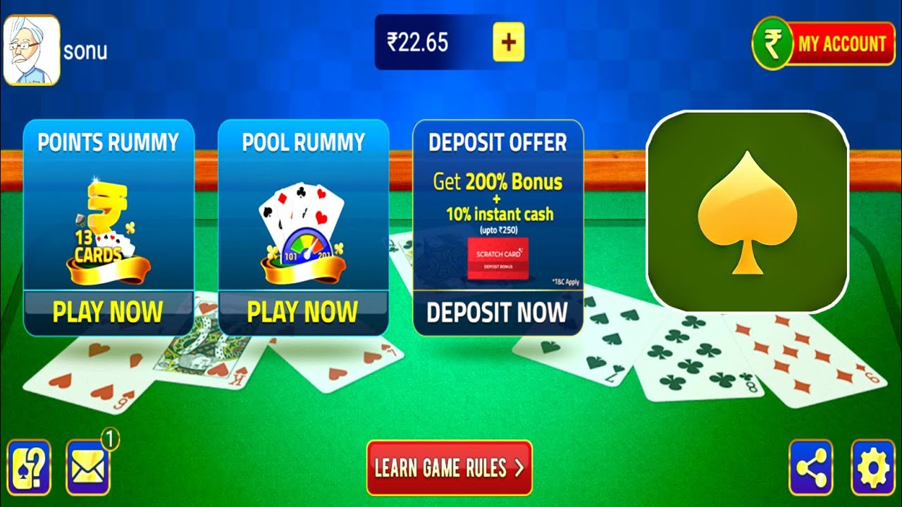 Play Rummy Game for Real Cash || PlayRummy Beat me in Real Rummy - YouTube