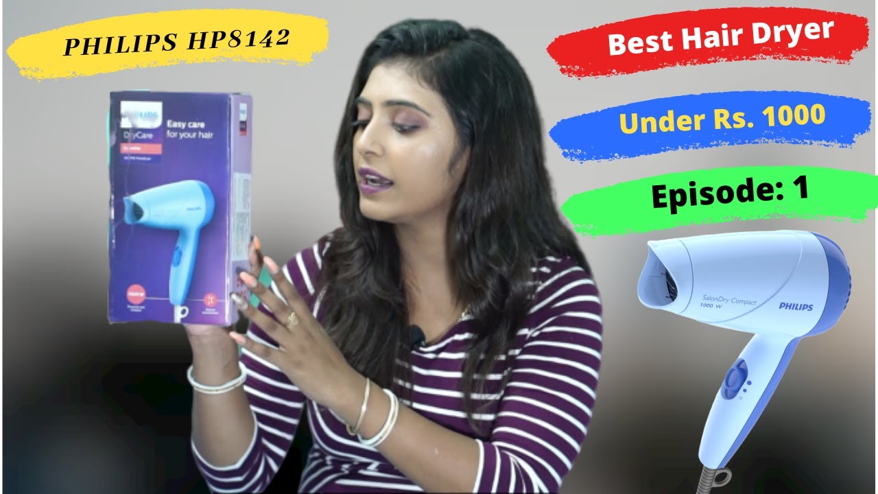 Philips HP 8142 Hair dryer (Blue) | Best hair dryer under Rs. 1000 - Ep ...