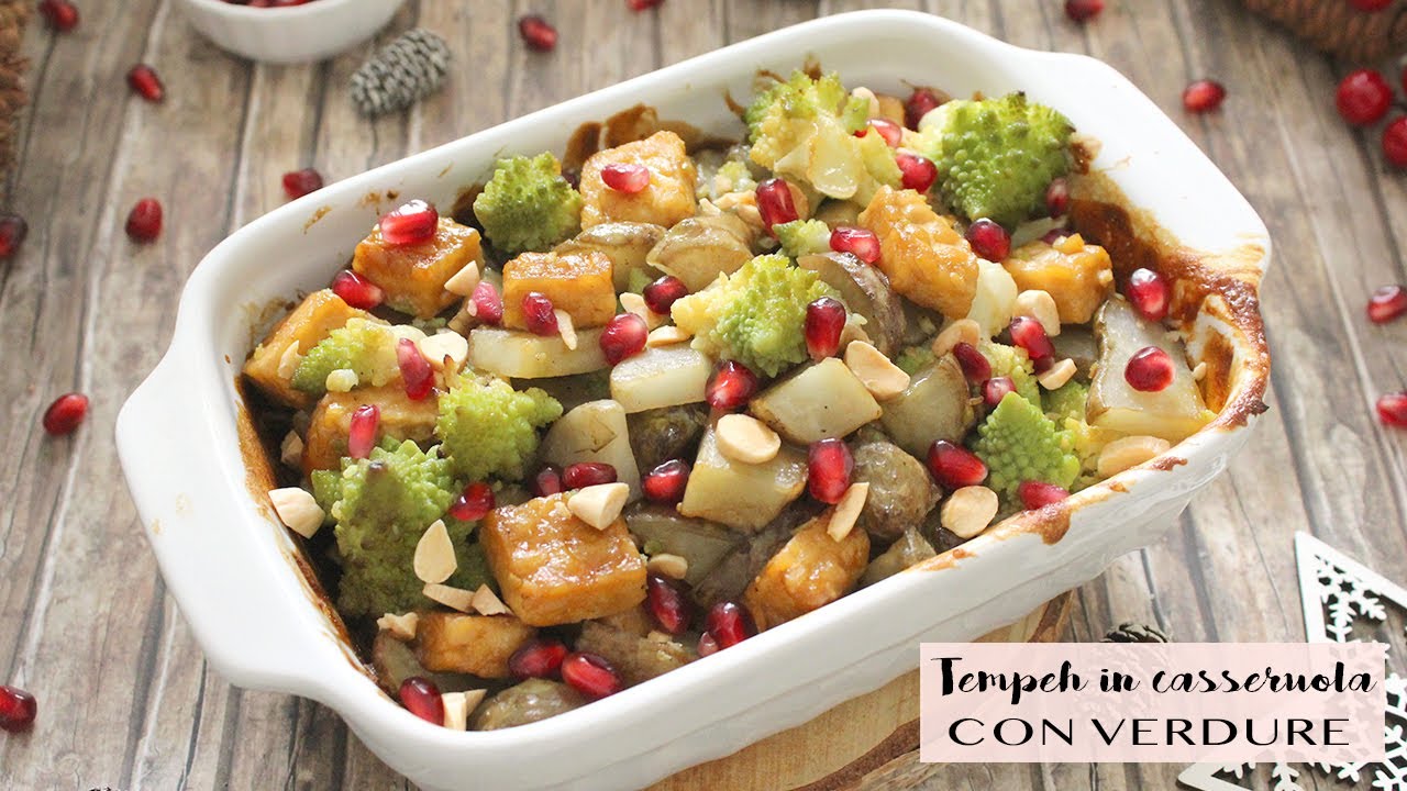 MENU DI NATALE🎄TEMPEH IN CASSERUOLA CON BROCCOLI E TOPINAMBUR | SENZA ...