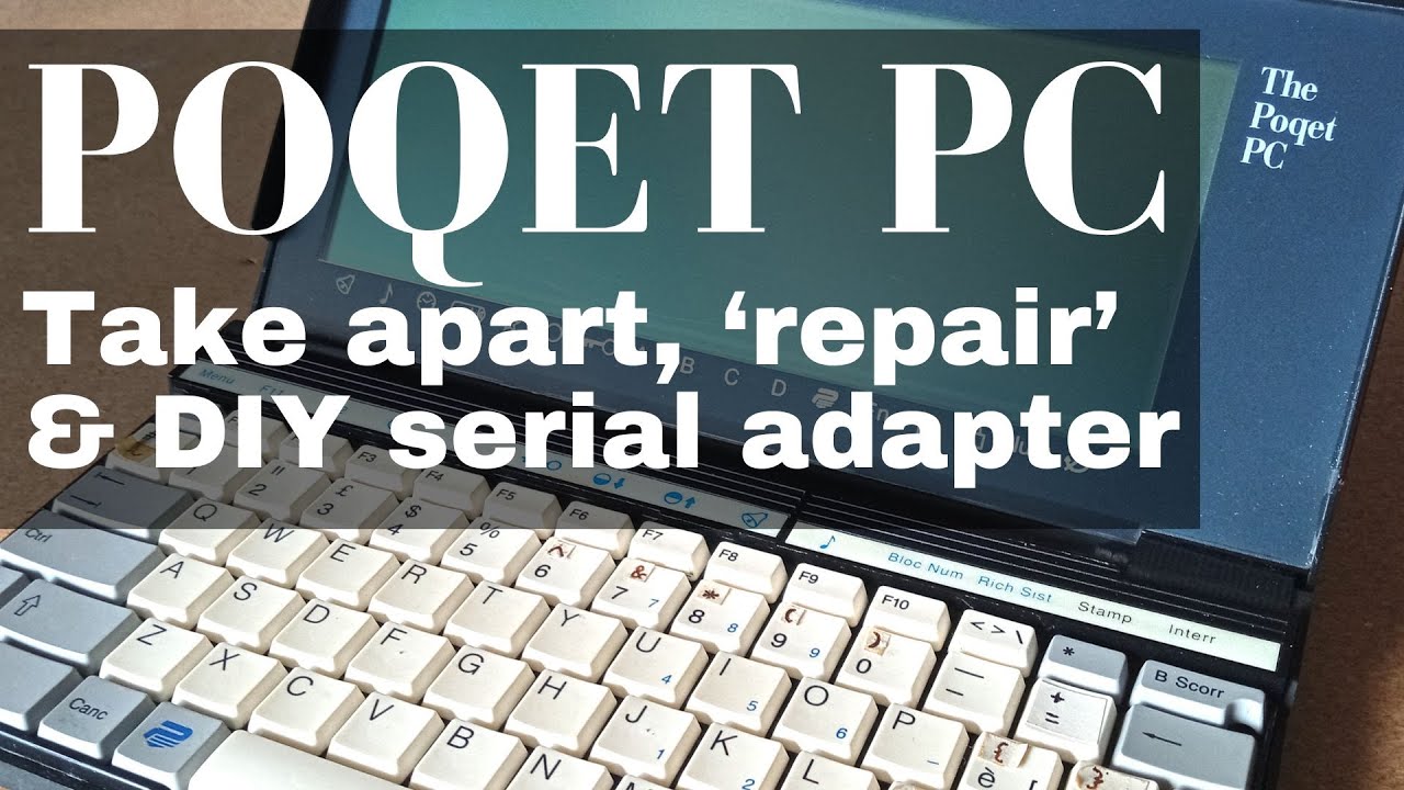 How to strip the Poqet PC (...and what you'll find inside!) - YouTube
