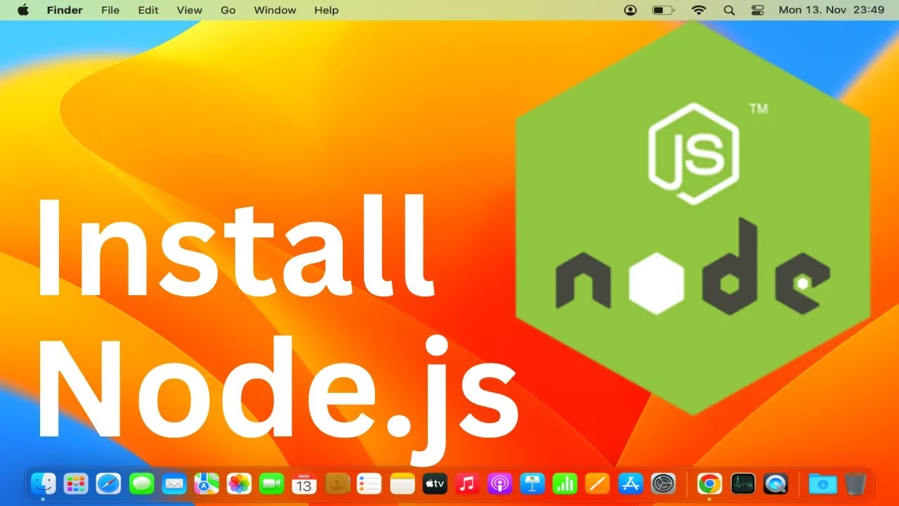 How To Install and setup Node.js and NVM on Mac / MacOS - YouTube