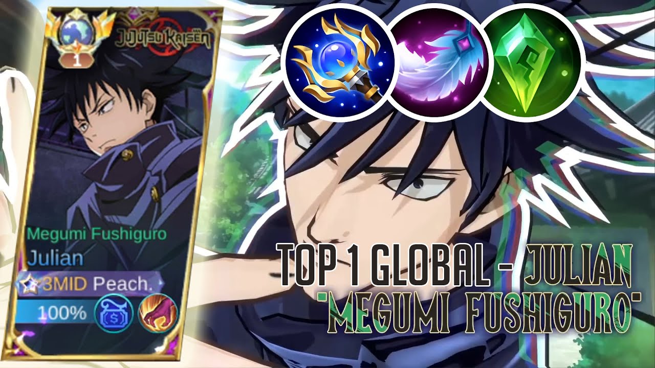 MEGUMI FUSHIGURO !!! | Top 1 Global Julian Gameplay & Build | Mobile ...