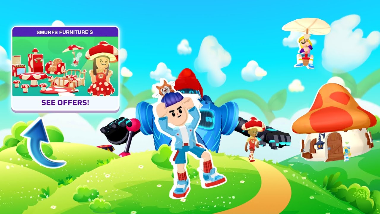 New Smurfs Furniture's & Dress Are Coming Soon In PK XD Universe ...