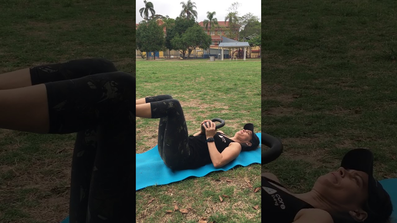 KB chest press - supine - YouTube