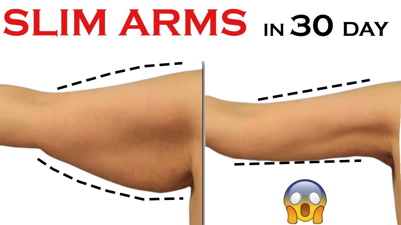 Slim Arms in 30 DAYs !!! 3-minute arm workout for beginners. No ...