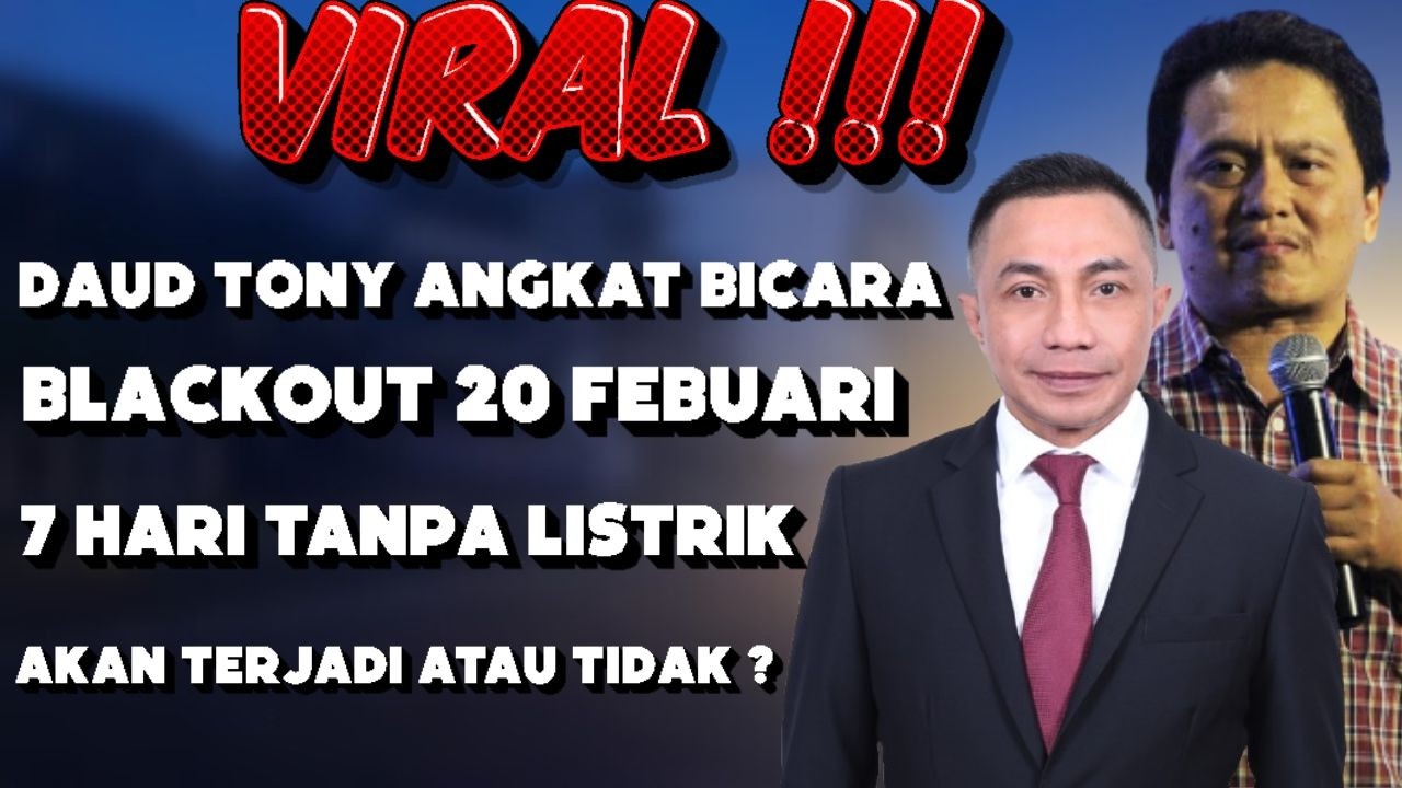 Daud Tony: Viral ! Daud Tony Angkat Bicara Tentang BlackOut Komjen Pol ...