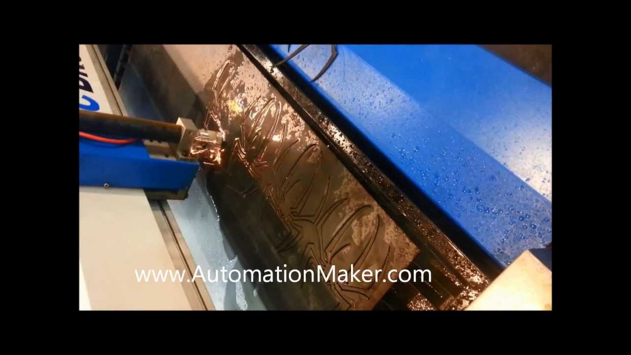 Amazing Spider Man CNC Plasma Cutter Machine Metal Cutter - YouTube