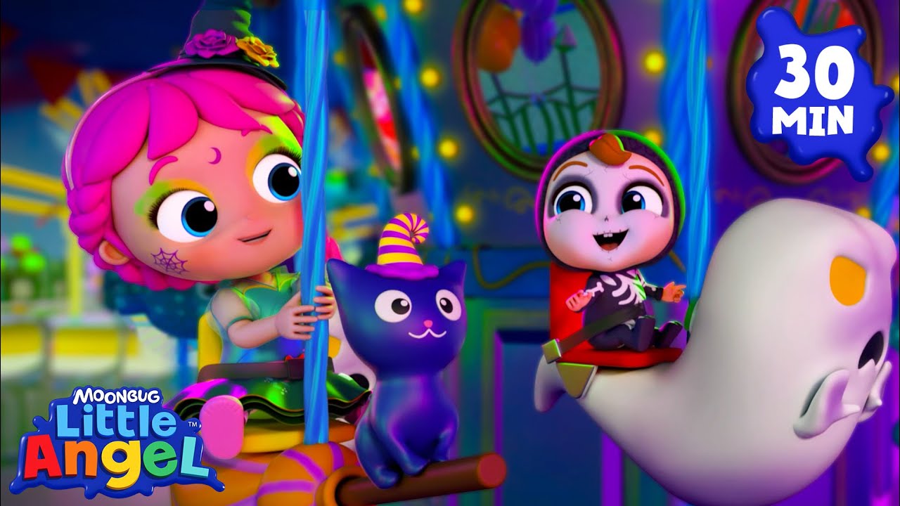 Halloween Carnival 🎃 | Little Angel | Nursery Rhymes for Babies - YouTube
