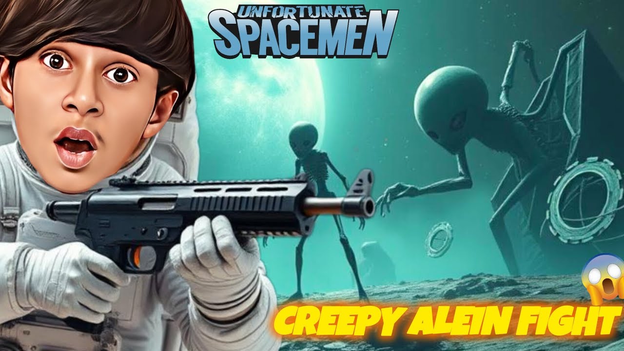 EPIC FIGHT WITH ALEIN 😱 | UNFORTUNATE SPACEMEN - YouTube