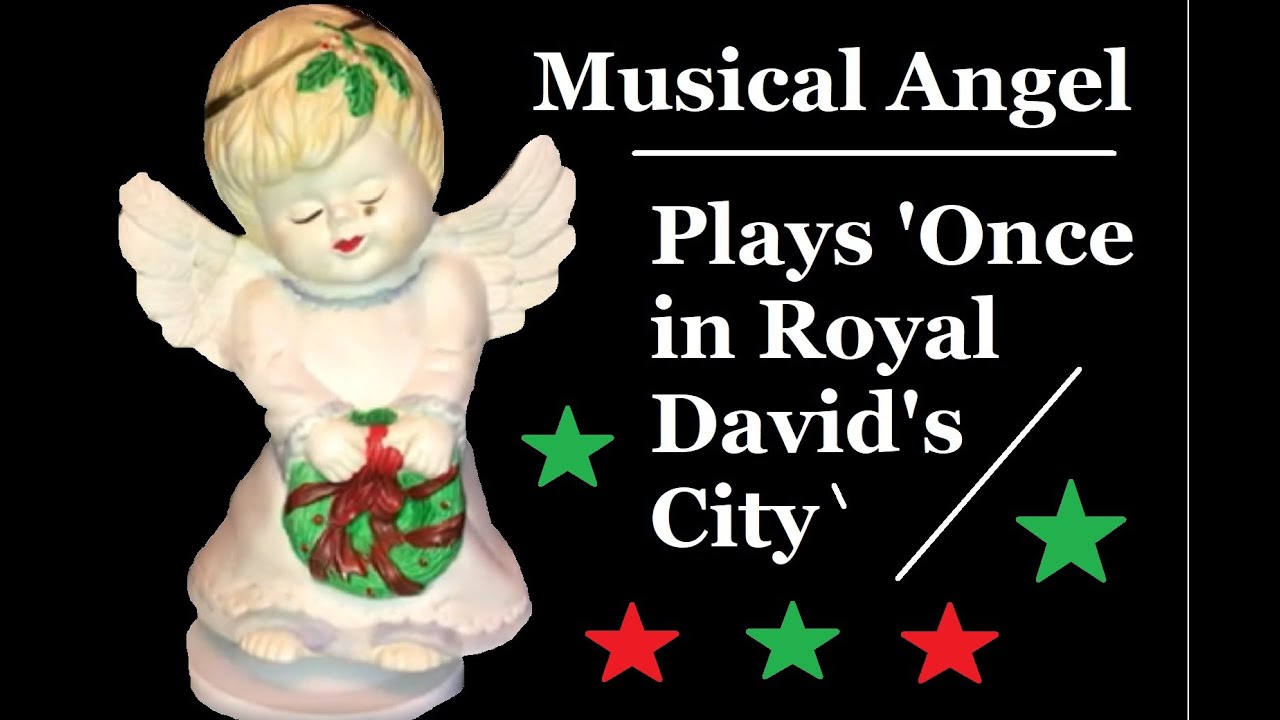 Christmas Angel Musical Figurine - Plays 'Once in Royal David's City ...