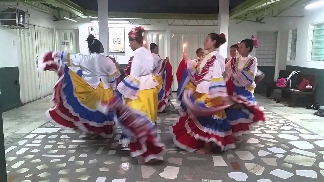 Pollera colora cumbia - YouTube