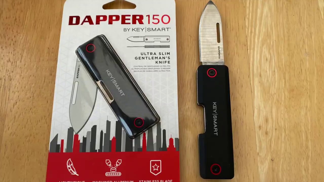 KeySmart Dapper 150 Gentlemans Knife, Review by UK EDC - YouTube