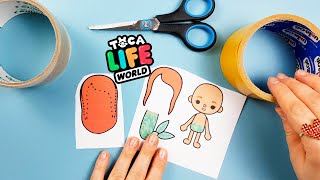 Toca Life World: How to make paper doll Toca Boca - Mer... | Doovi