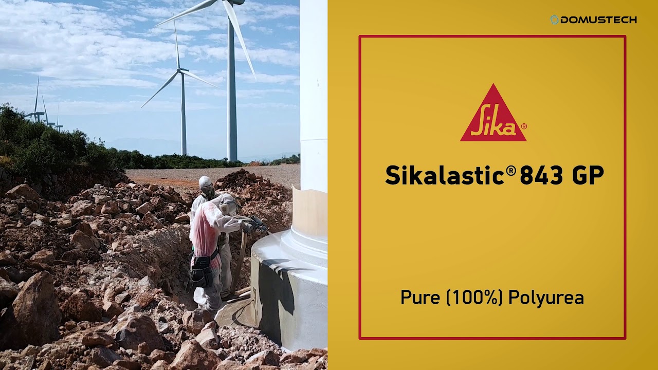 DomusTech - Wind Generator Sika Polyurea Waterproofing Coating ...