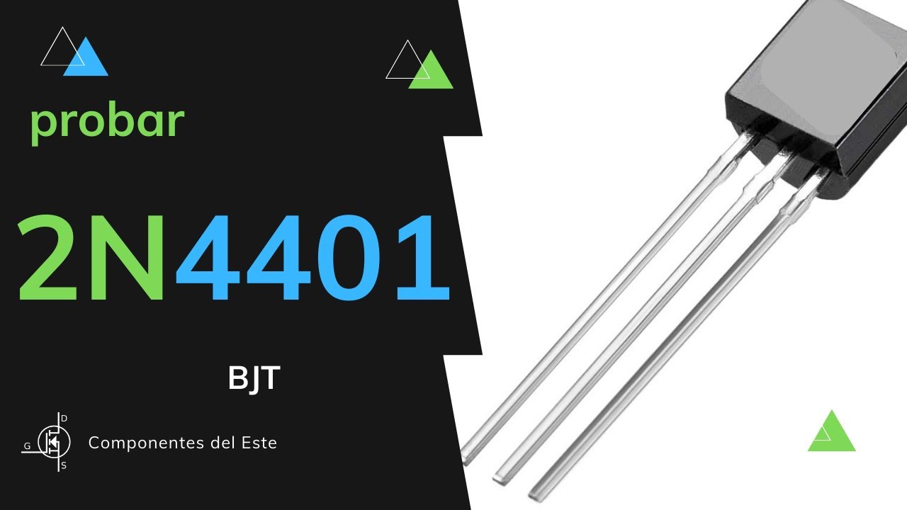 Como medir transistor para Arduino 2N4401 - YouTube