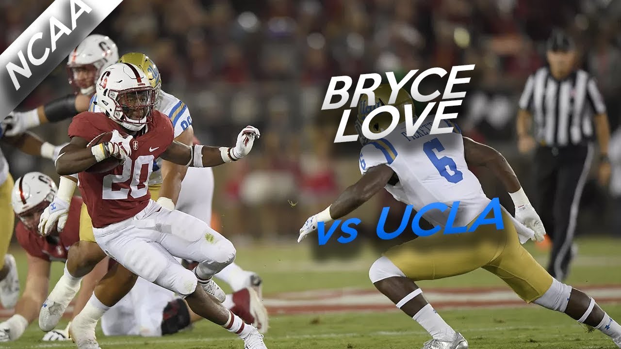 Bryce Love Highlights vs UCLA // 30 Carries for 263 Yards, 1 TD // 9.23 ...